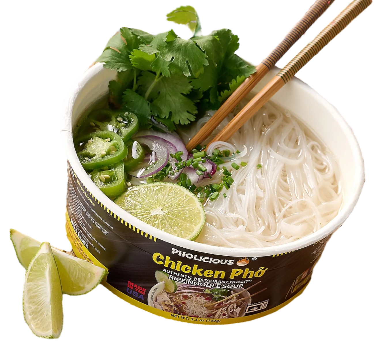 PHO: CHICKEN, Pholicious Authentic Instant Pho , Vietnamese Rice Noodl ...